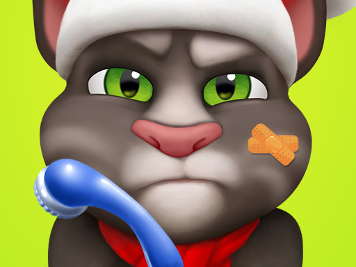 Talking Tom injury | Just Hot Games
