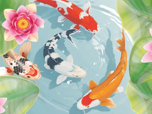 Koi Fish Pond - Idle Merge Game | Just Hot Games